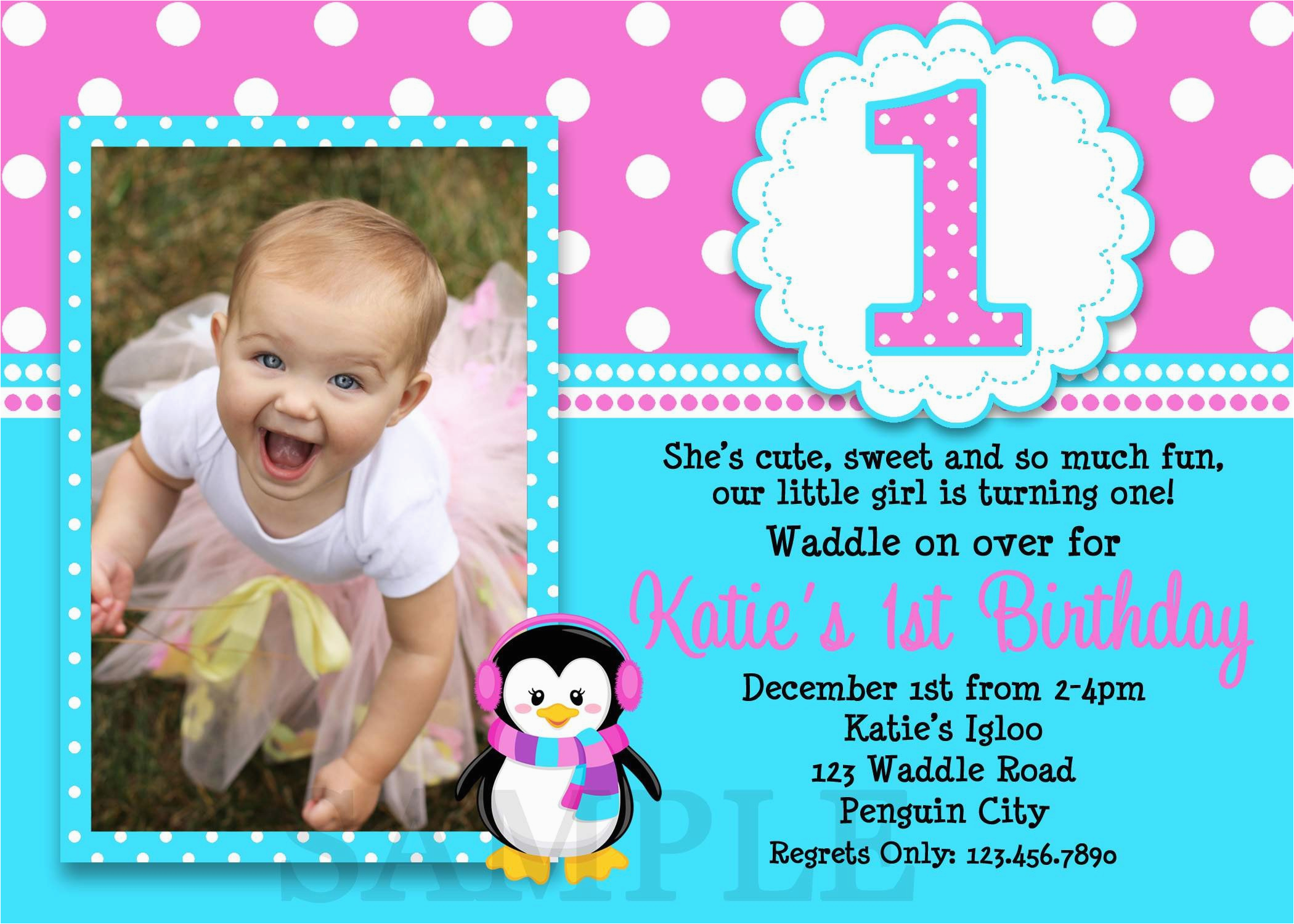 1st Birthday Invitation Message Samples BirthdayBuzz 1st Birthday Invitation Message Samples BirthdayBuzz