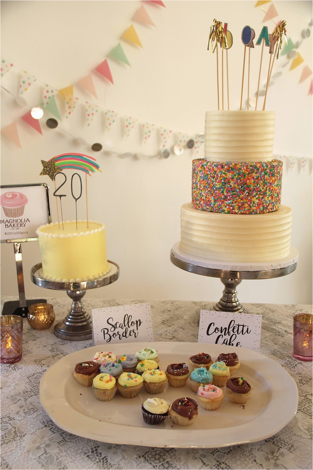 20th Birthday Decorations Fashionably Petite Magnolia Bakery 20th
