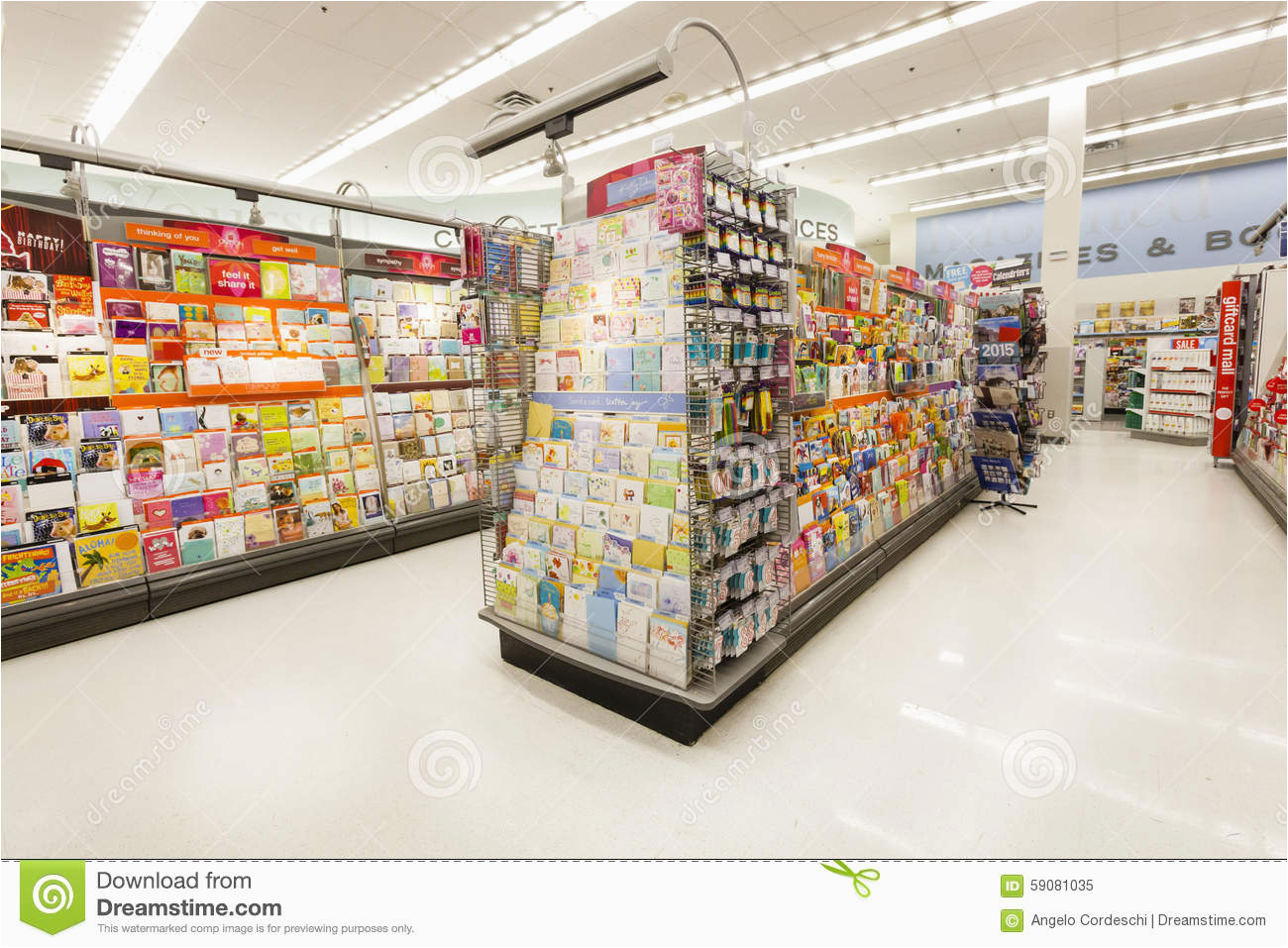 Birthday Card Store Near Me Shop With Greeting Cards Shelves Postcards 