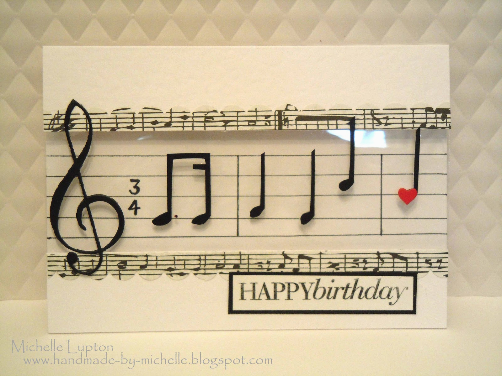 Birthday Cards For Music Lovers Handmade By Michelle Musical Happy
