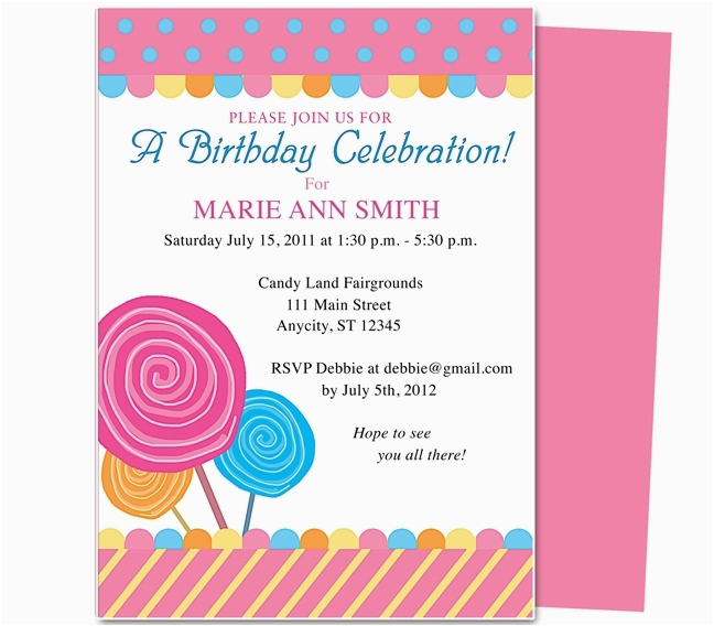 Birthday Invitation Letter For Kids BirthdayBuzz