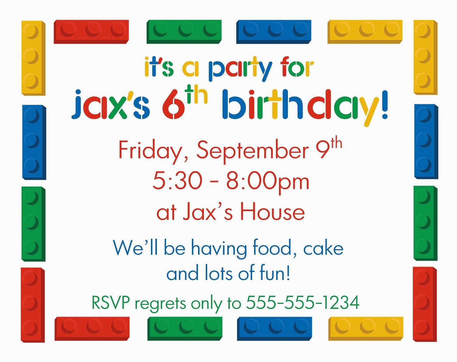 Birthday Invitation Letter For Kids BirthdayBuzz