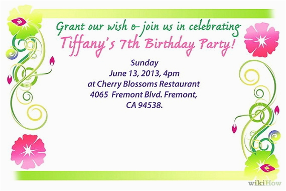 Birthday Invitation Letter For Kids BirthdayBuzz