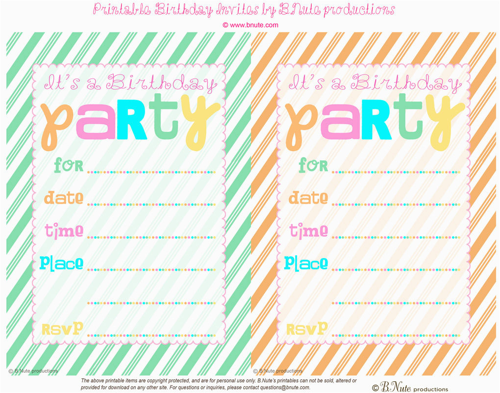 Create My Own Birthday Invitation BirthdayBuzz