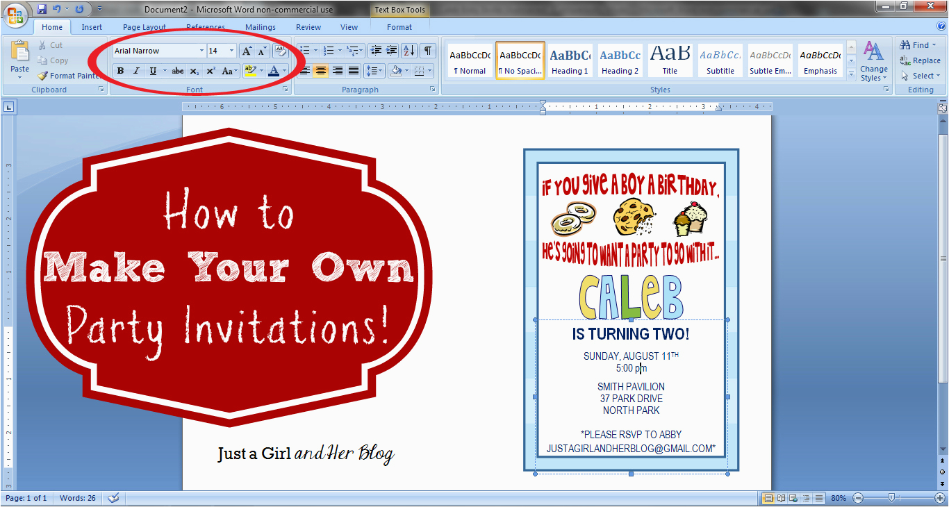 Create My Own Birthday Invitations For Free BirthdayBuzz