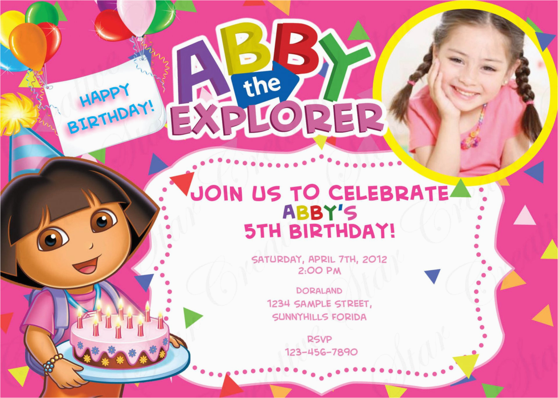 Custom Birthday Invitations With Photo BirthdayBuzz