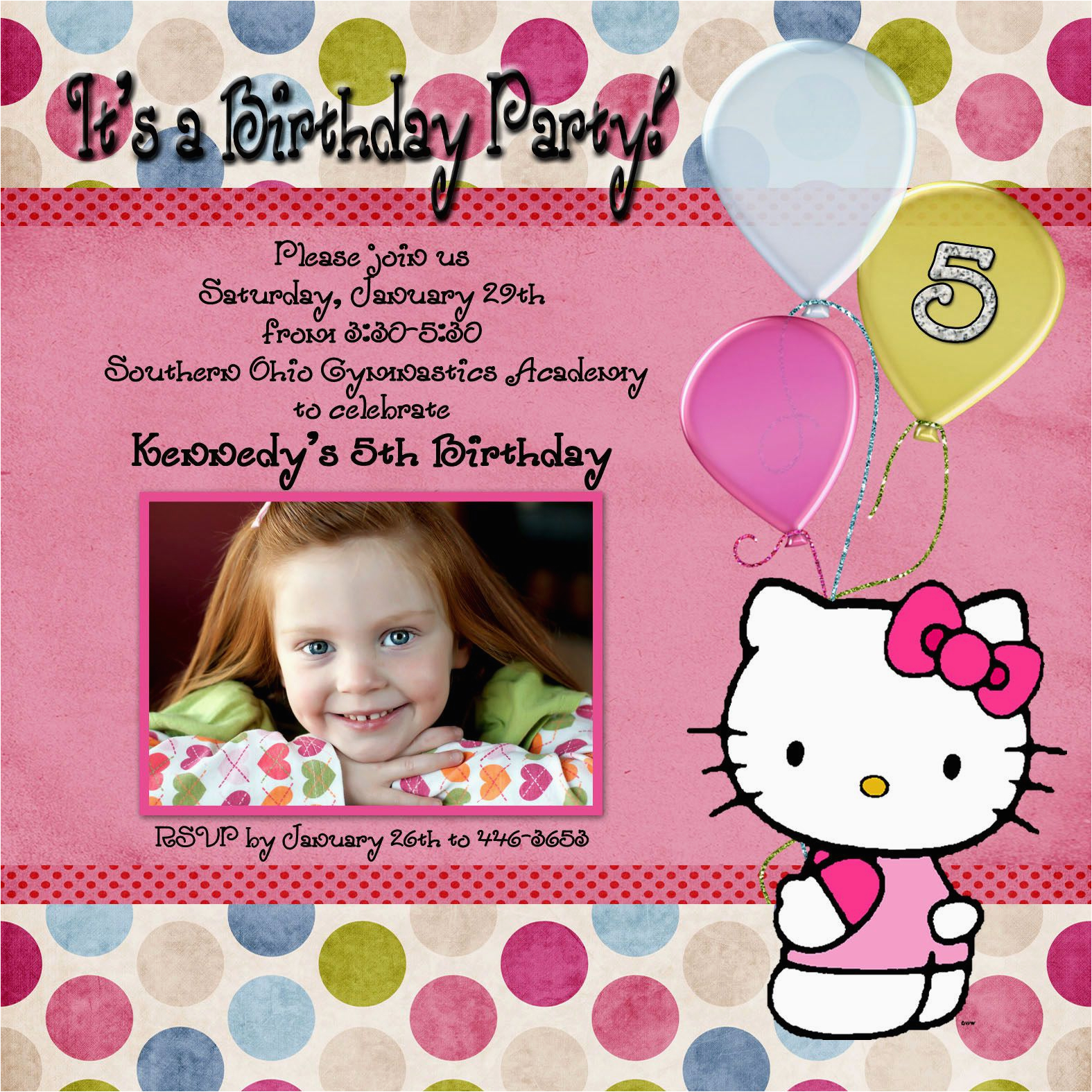 Free Birthday Invitation Maker With Photo BirthdayBuzz