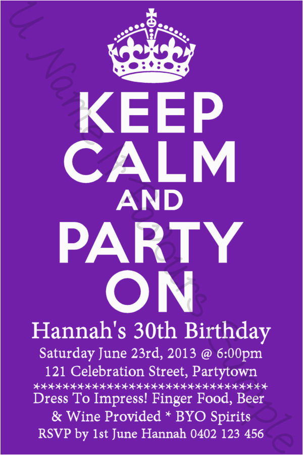 Funny 30th Birthday Invitation Wording Ideas BirthdayBuzz