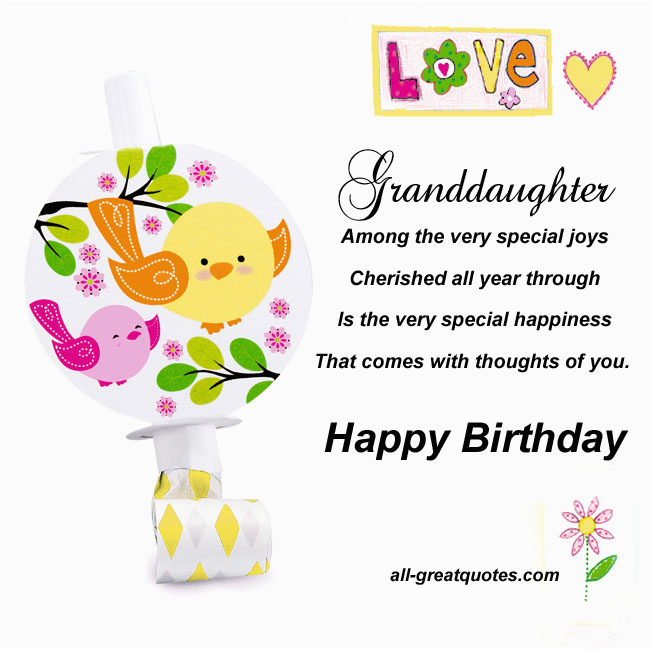 Granddaughter 1st Birthday Card Verses BirthdayBuzz