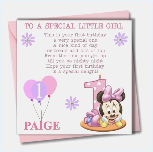 Granddaughter 1st Birthday Card Verses BirthdayBuzz