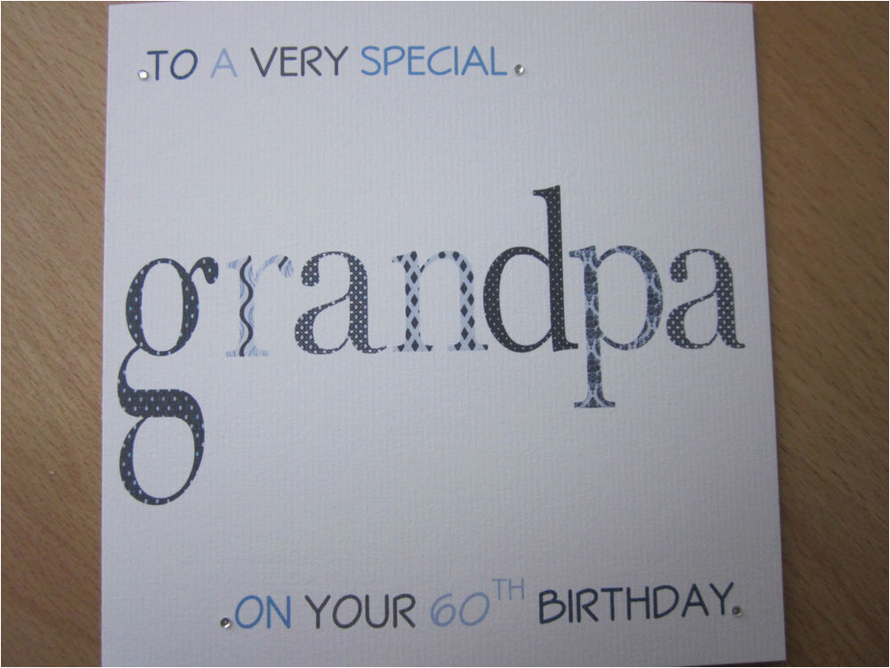 Homemade Birthday Cards For Grandpa Personalised Handmade Birthday Card 