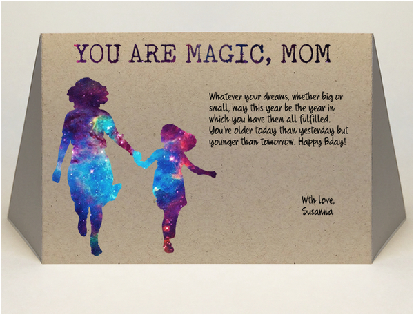 How To Write Birthday Card For Daughter Birthday Card Mom Daughter 