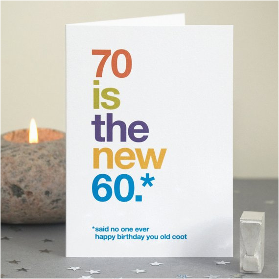 Humorous 70th Birthday Cards BirthdayBuzz