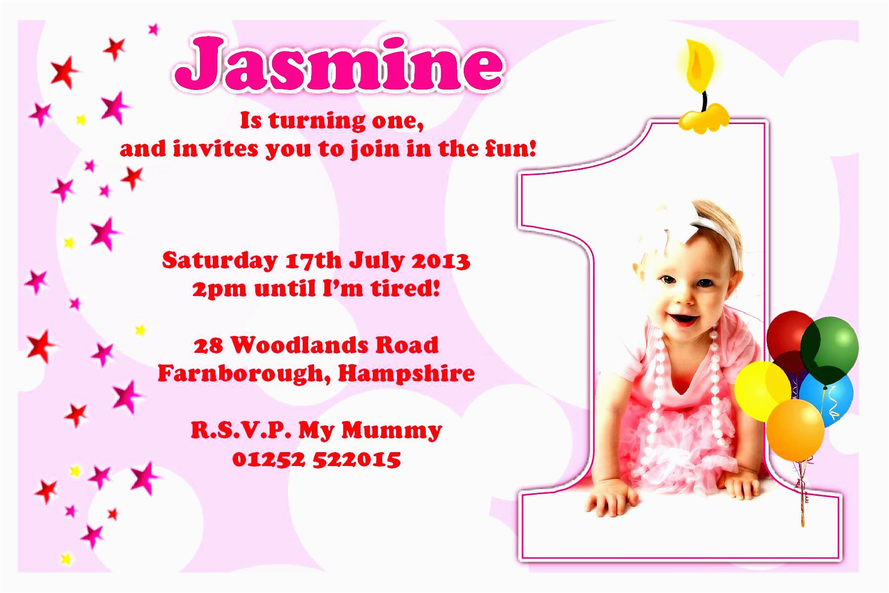 Sample Of A Birthday Invitation Birthday Invitation Sample 
