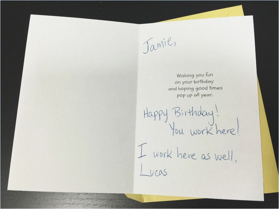 What To Write In Coworkers Birthday Card What To Write In Coworkers What To Write In Coworkers Birthday Card What To Write In Coworkers
