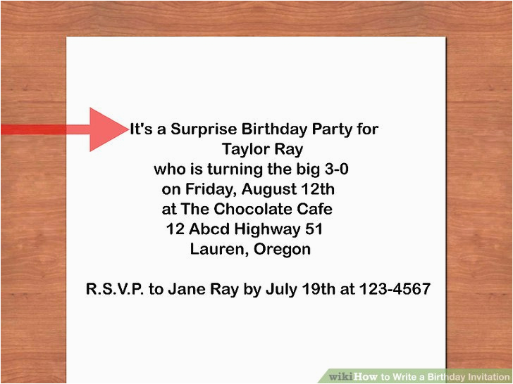 What To Write On A Birthday Invitation BirthdayBuzz