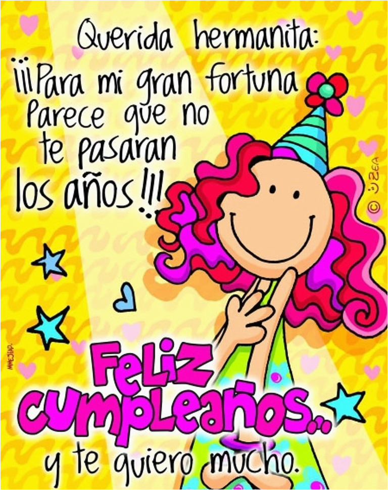 Happy Birthday Quotes For Sister In Spanish BirthdayBuzz