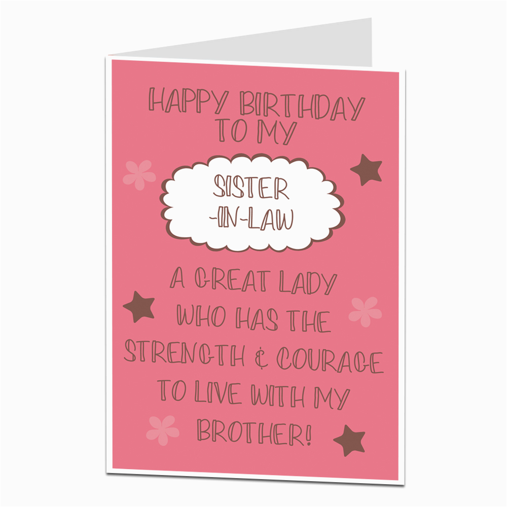 Funny Sister In Law Birthday Cards Sister In Law Birthday Cards Ebay Funny Sister In Law Birthday Cards Sister In Law Birthday Cards Ebay