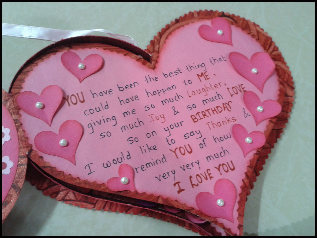 Birthday Gifts For Husband Handmade Lina 39 S Handmade Cards Romantic Birthday Card For Husband 