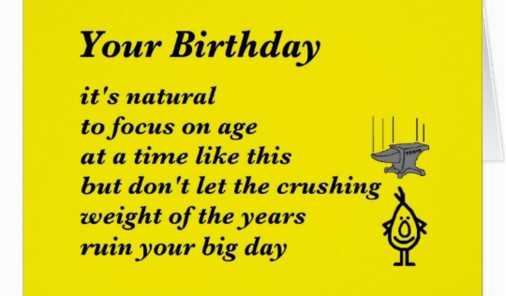 Funny Poems For Birthday Cards Your Birthday A Funny Birthday Poem Card Funny Poems For Birthday Cards Your Birthday A Funny Birthday Poem Card